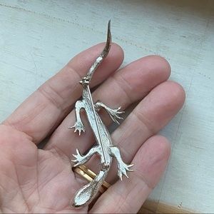 Vintage | Jewelry | Vintage Crystal Lizard Pin | Poshmark